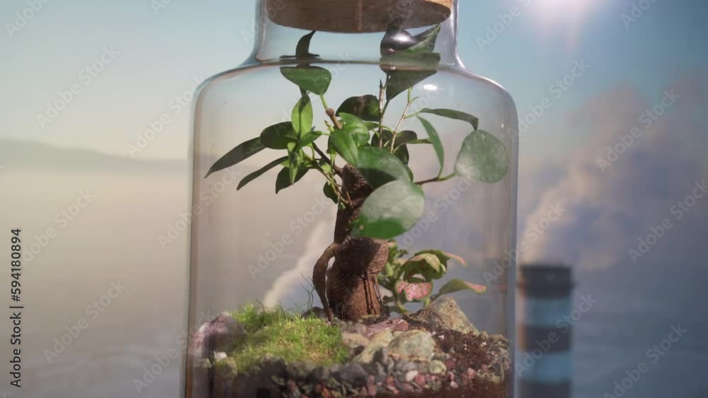 beauty of nature with this stunning vertical video of an ecosystem in a ...