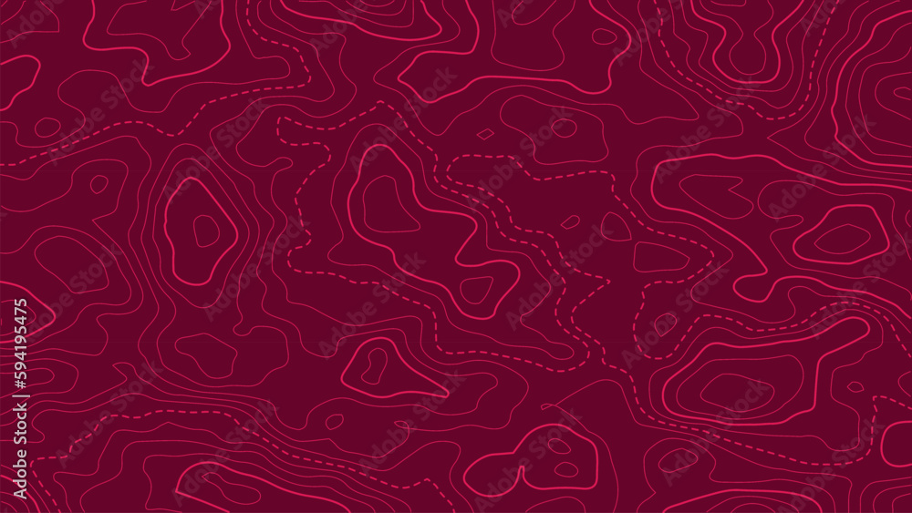 Topographic map background. Terrain Height map Generation. Grid map ...