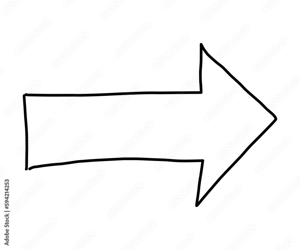 Einfacher Pfeil, der von rechts nach links zeigt, Icon als Vektor Stock ...