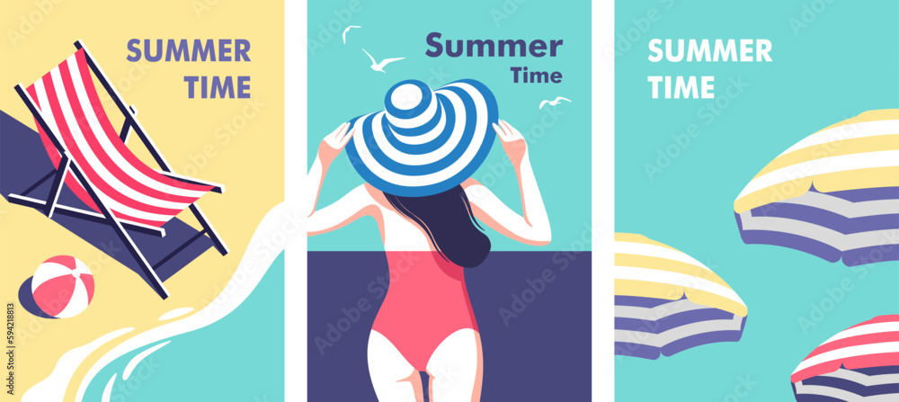 Summer time. Concept of summer party and travel. Perfect background on ...