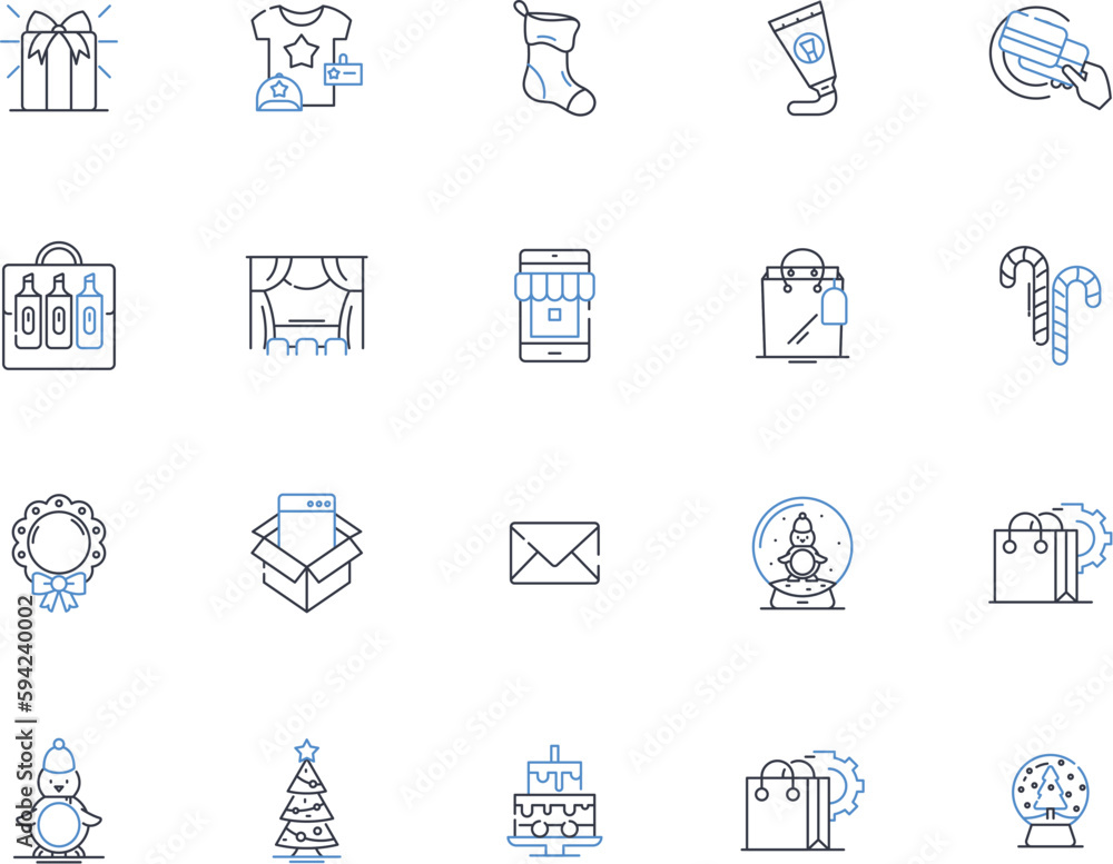 Stockvector Perks line icons collection. Rewards, Benefits, Advantages ...