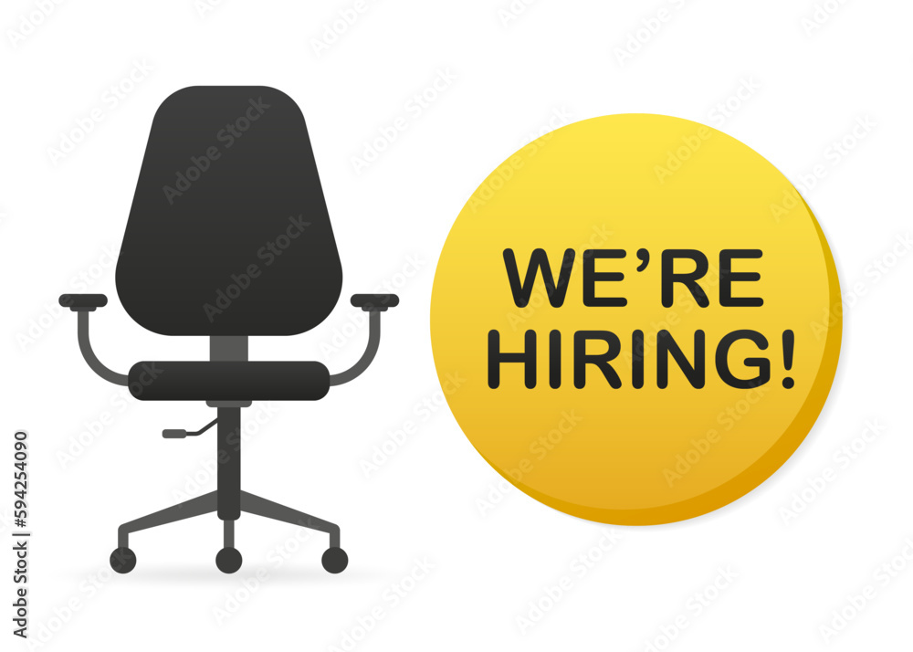 Recruiting or employment, open vacancy. Hiring and hiring business ...