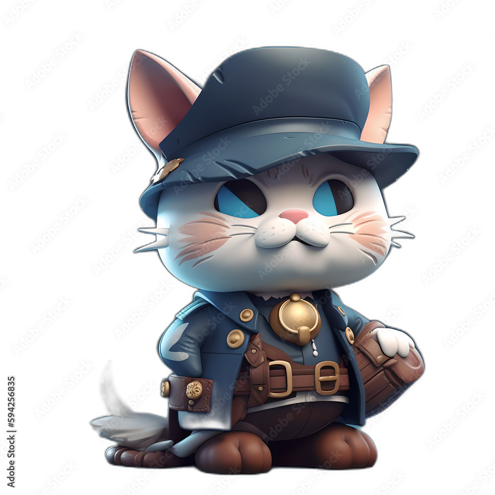 Pirate Cat, cute cat, cute kitten, pirate, kids, cliparts Stock ...