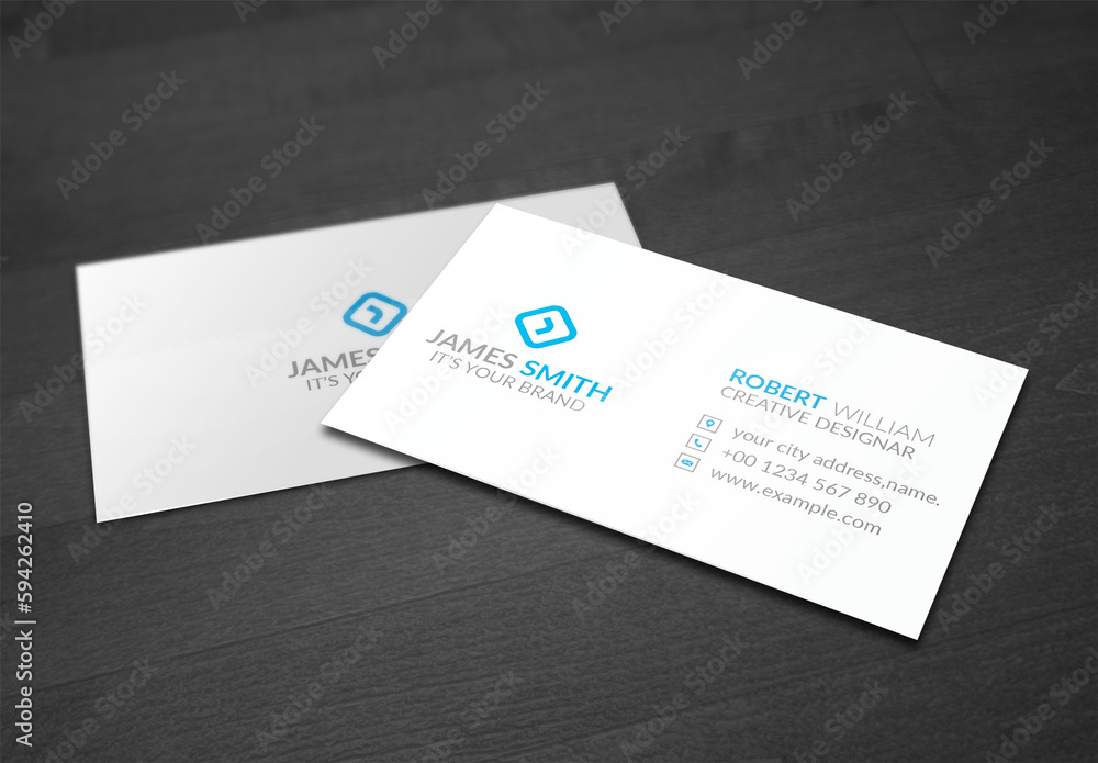 Business Card Stock Template | Adobe Stock