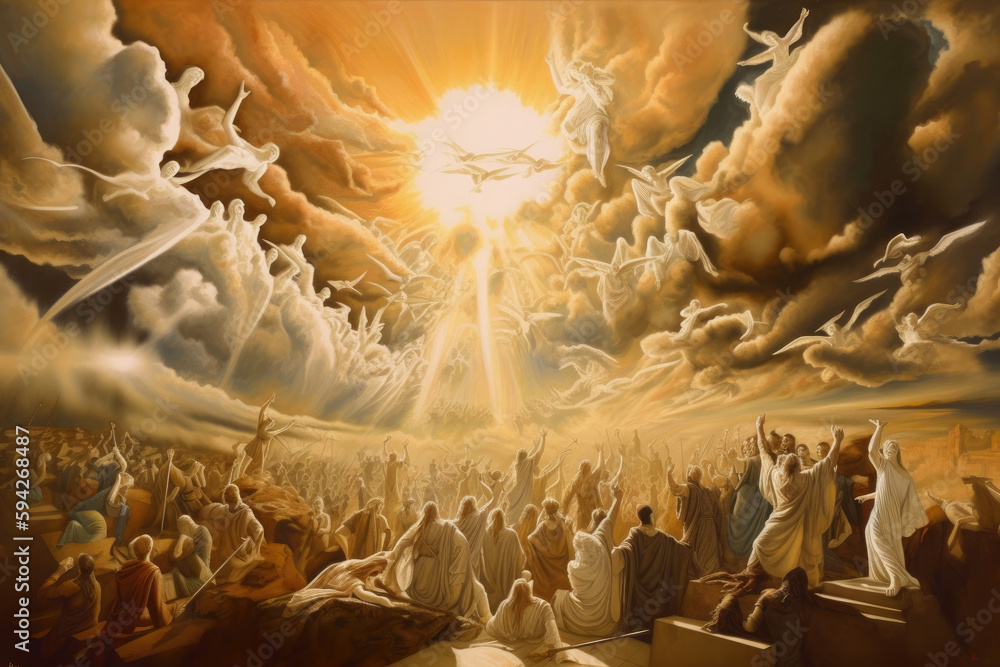 The Rapture. Generative AI Stock Illustration | Adobe Stock