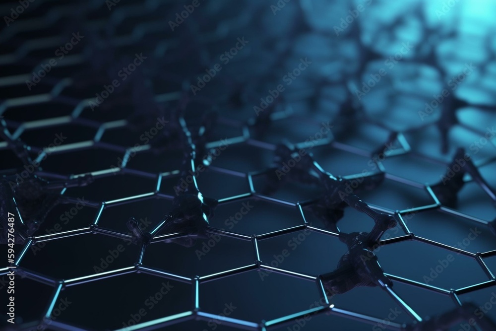 Graphene hexagonal structure in motion as artificial intelligence ...