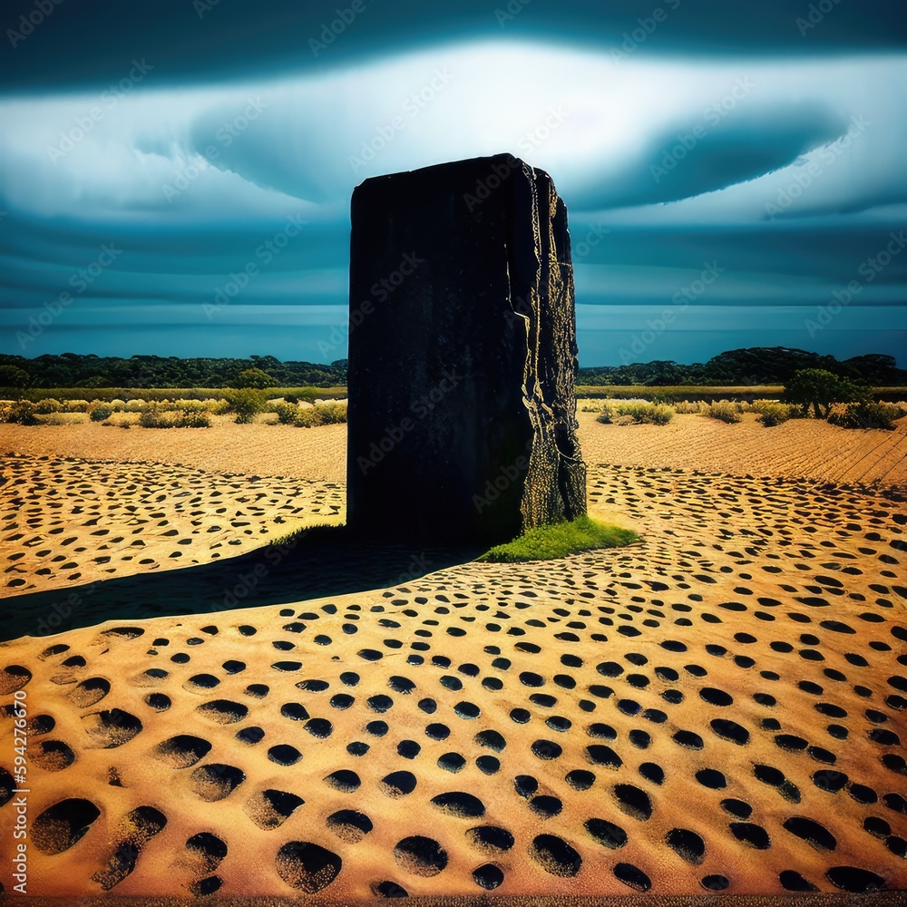 Monolith: A Journey through Abstract Art and 80's-Inspired Aesthetics ...