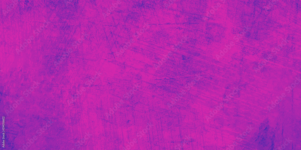 Purple background. Faint old distressed grunge texture and paint stains ...