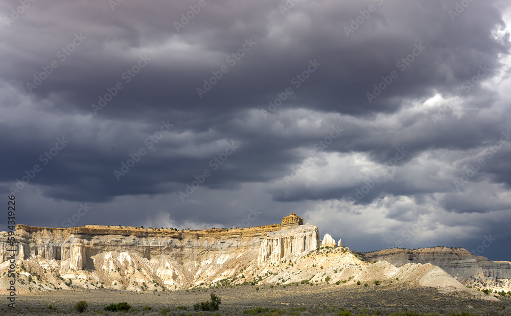 Dry Creek Monsoon Storm - A summer monsoon hangs over the Dry Creek ...