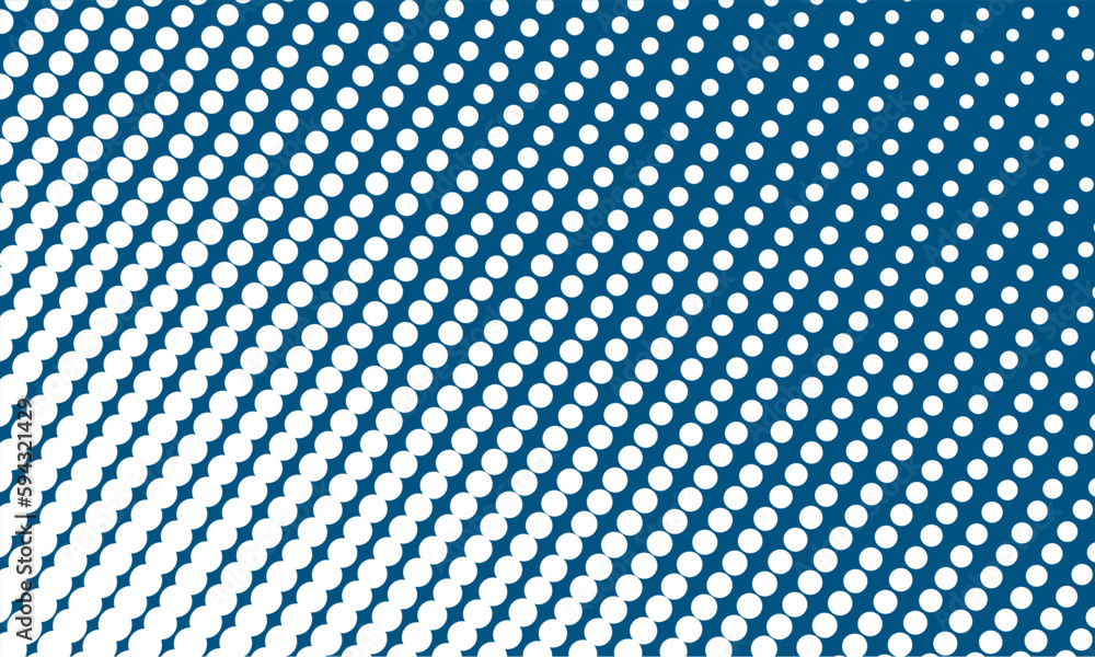 Bright blue pop art retro background with halftone in comic style ...