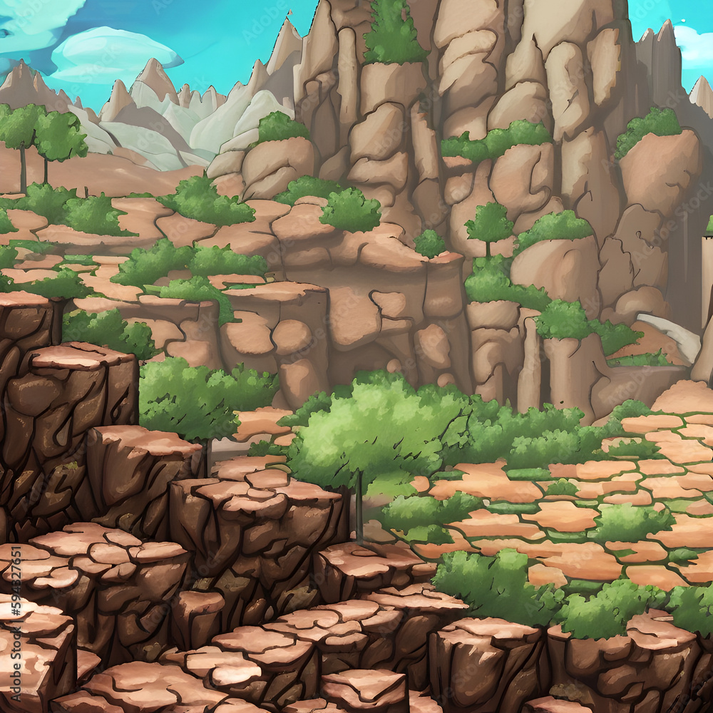 Generic Environment, adventure time, cuhead, psicodelic, Environment ...