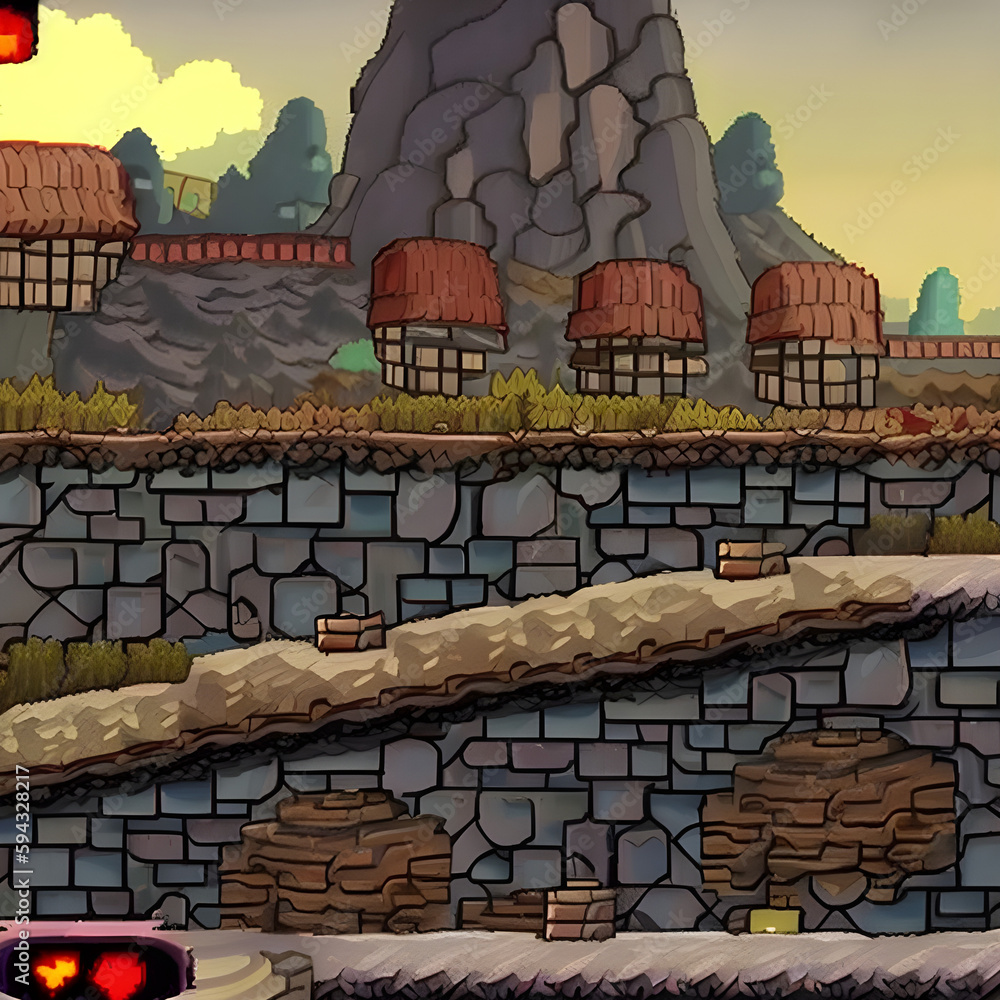 Generic Environment, adventure time, cuhead, psicodelic, Environment ...