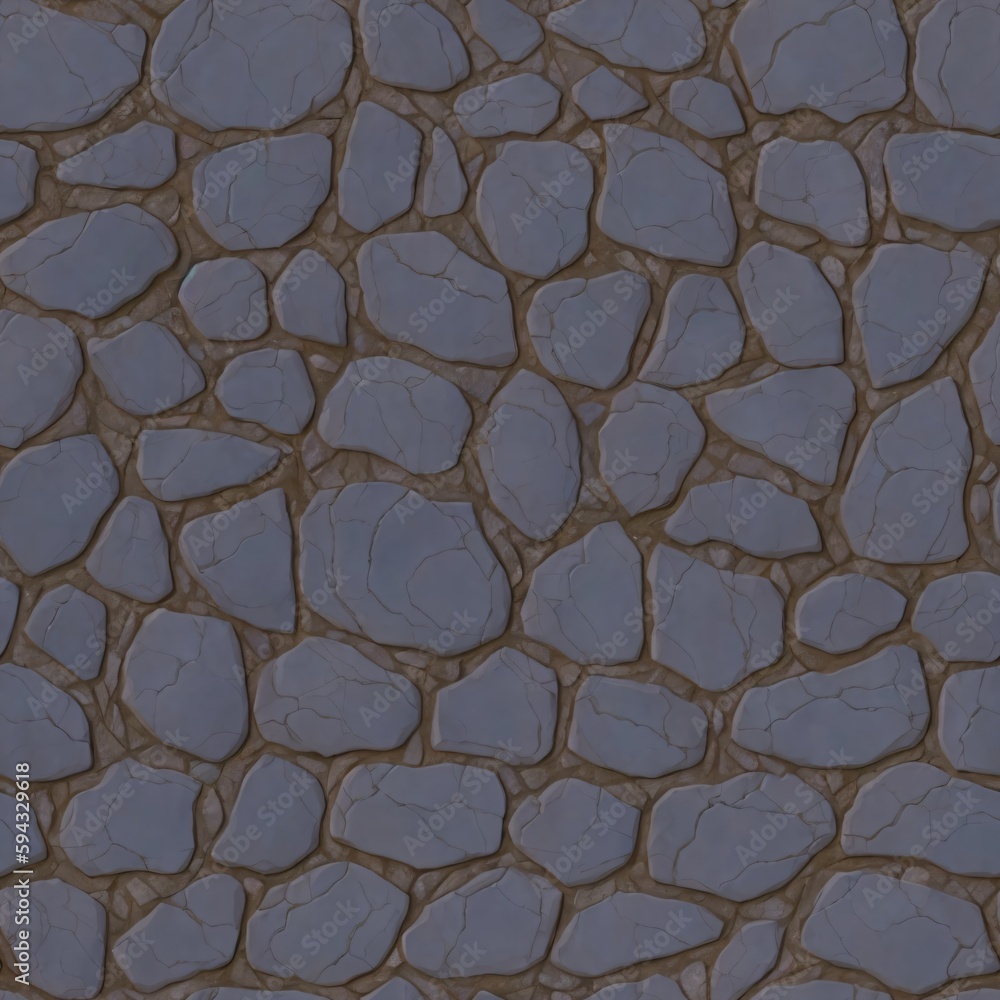 Seamless texture of stone wall. Tileable seamless background. AI ...