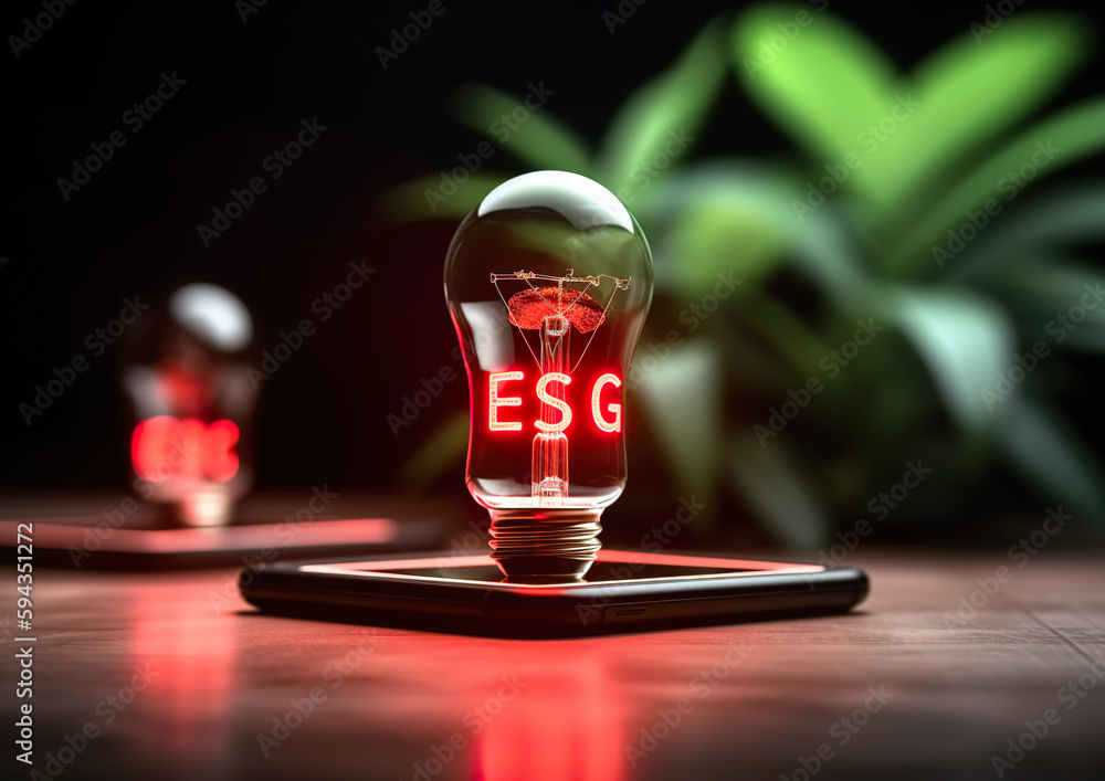 ESG ecological concept. Alternative energy, sustainable ecosystem ...