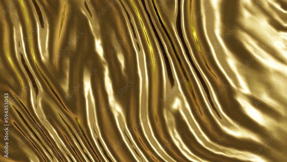 Gold cloth background, Gold fabric wallpaper, golden wavy background ...