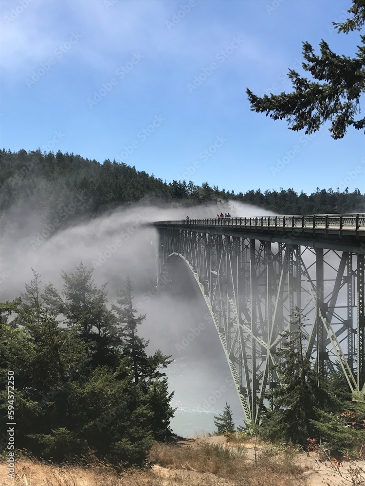 Deception Pass in Northern Washington State with a extremely rare ...