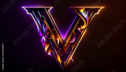 V Alphabet Mobile Wallpaper