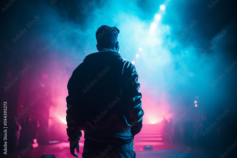 Rap Concert Silhouette