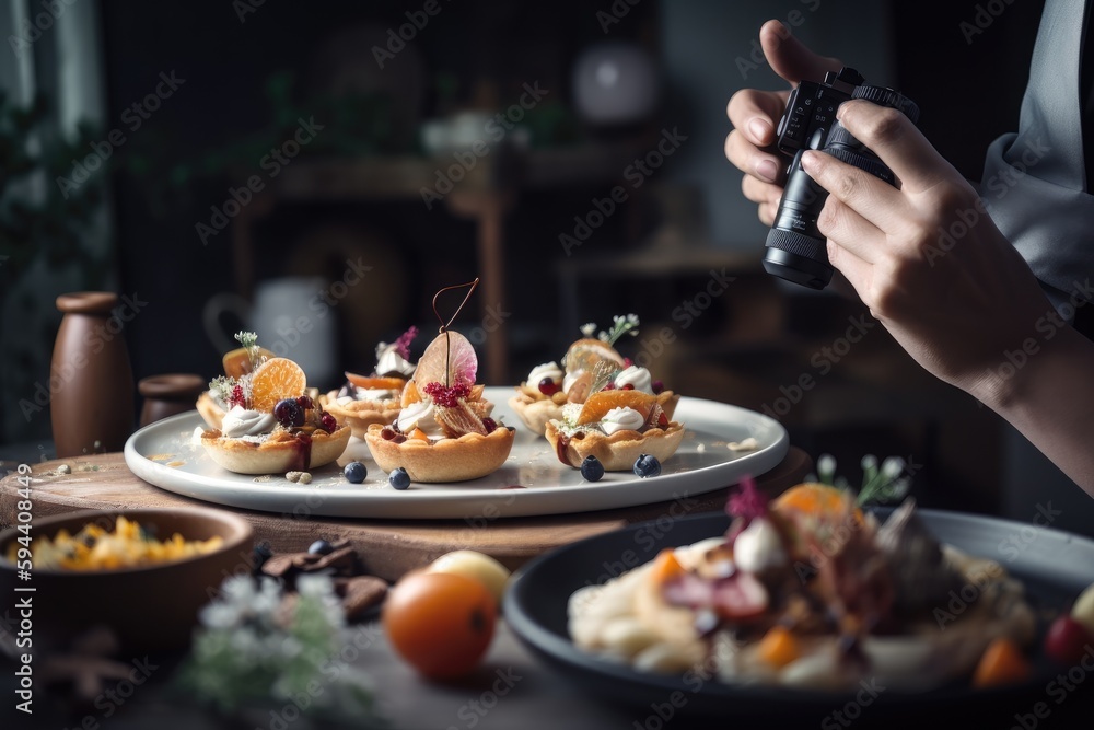 food stylist creating visually stunning and mouth-watering food ...