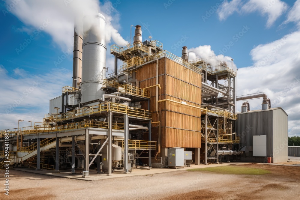 biomass refinery, converting raw biomass into refined products and ...