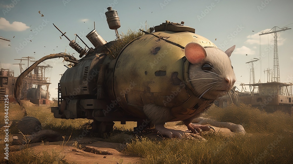 A post-apocalyptic world where the only remaining forms of ...