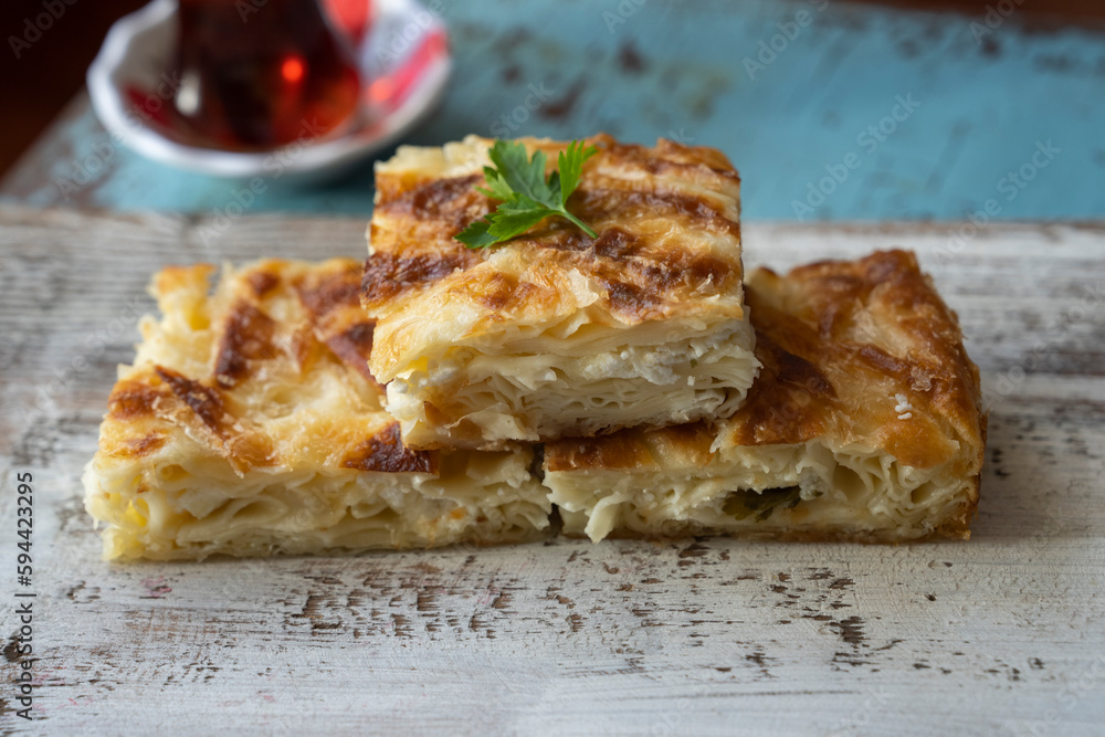 Traditional Turkish Cuisine Pastries (Kol böreği, Su Boregi, Sigara ...
