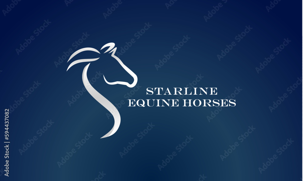 latter s with horse logo idea latter S with horse logo idea Stock ...