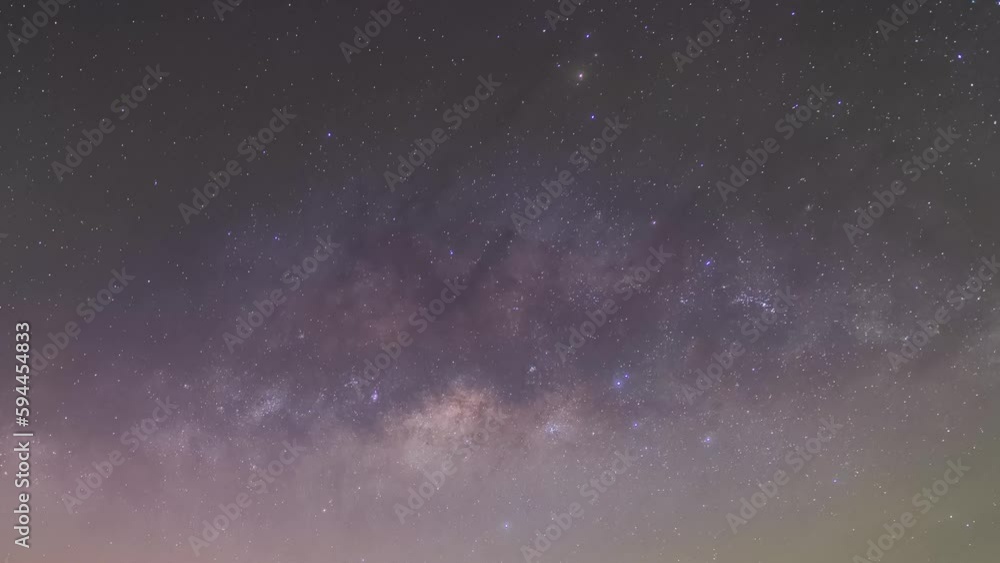 Amazing nature Time lapse Milky way galaxy stars, Night to day ...