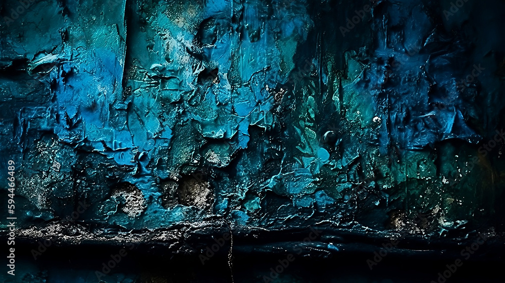 Abstract blue abstract wallpaper background in the Renaissance-inspired ...