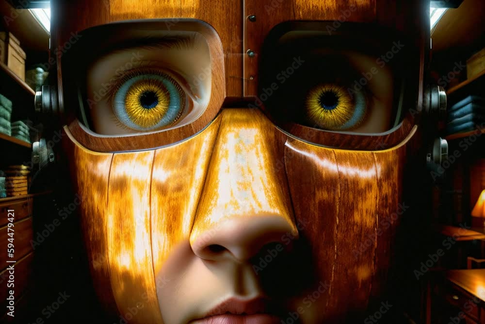 ai generated boy turned into robot Stock ビデオ | Adobe Stock