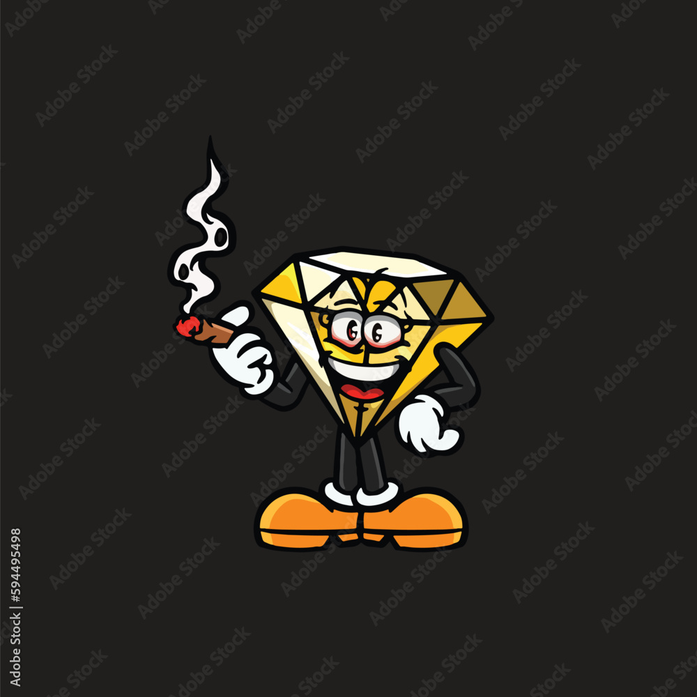 Mickey Mouse Hands Weed Vector