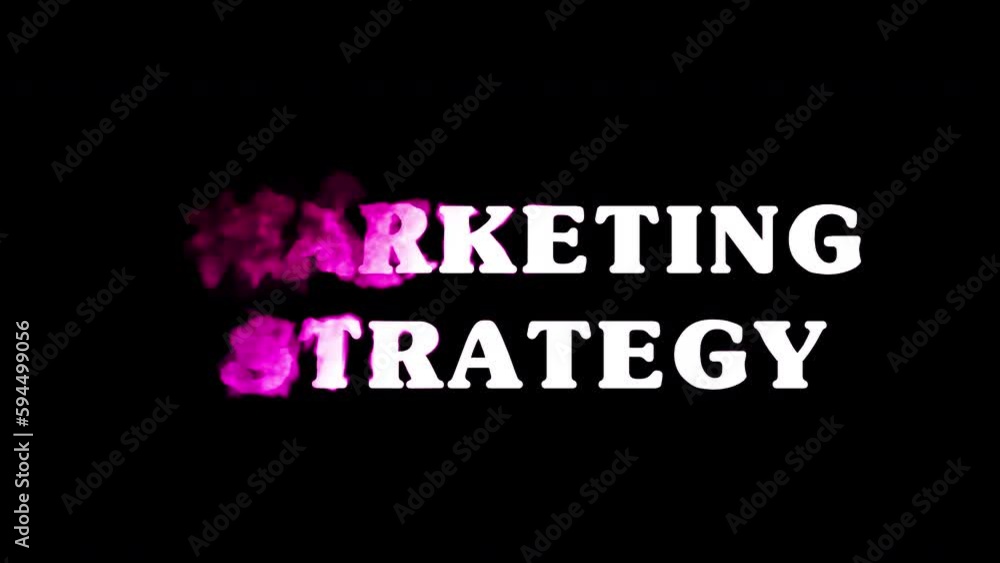 beautiful smoke reveal of text in three colours on black background ...