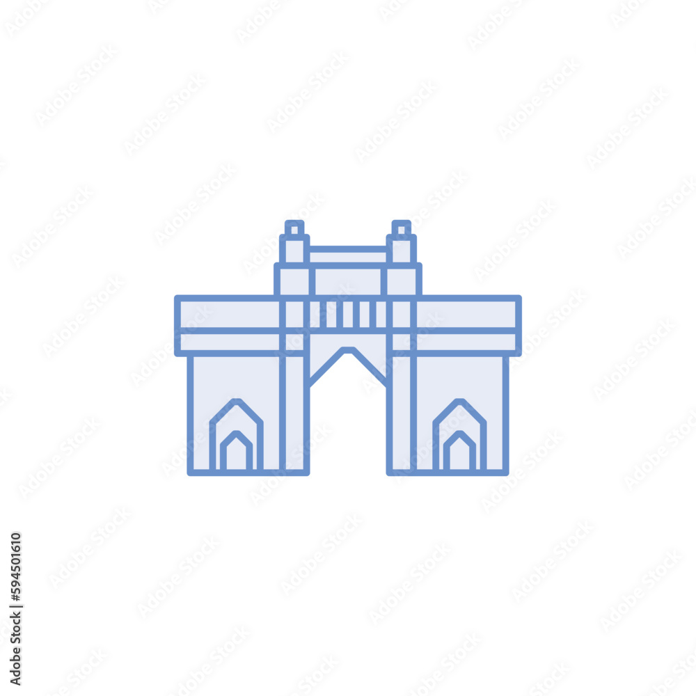 mumbai landmarks vector for website, UI Essential, symbol, presentation ...