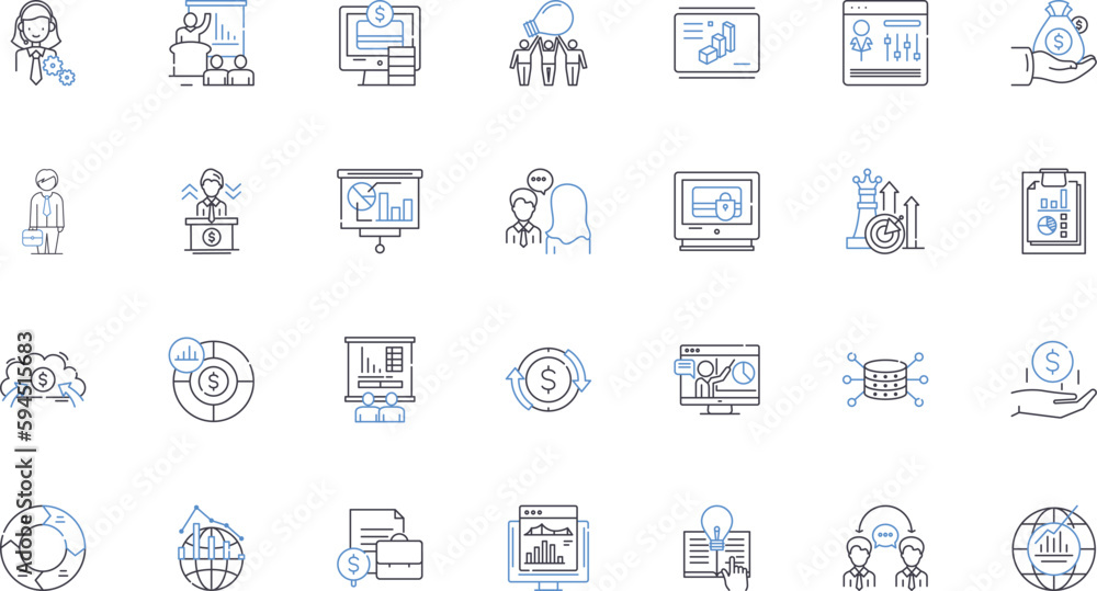 Mtary entity line icons collection. Cryptic, Enigmatic, Ethereal ...