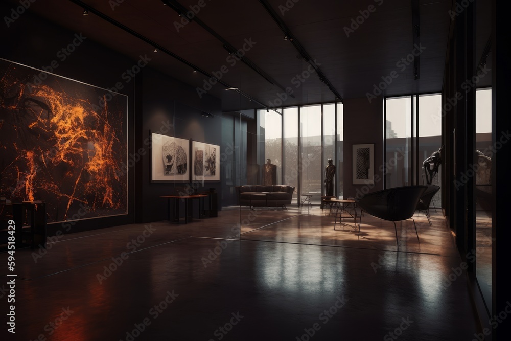 Luxury Modern Art Gallery: Enhanced Enhance x-ray 4k Details Showcase ...