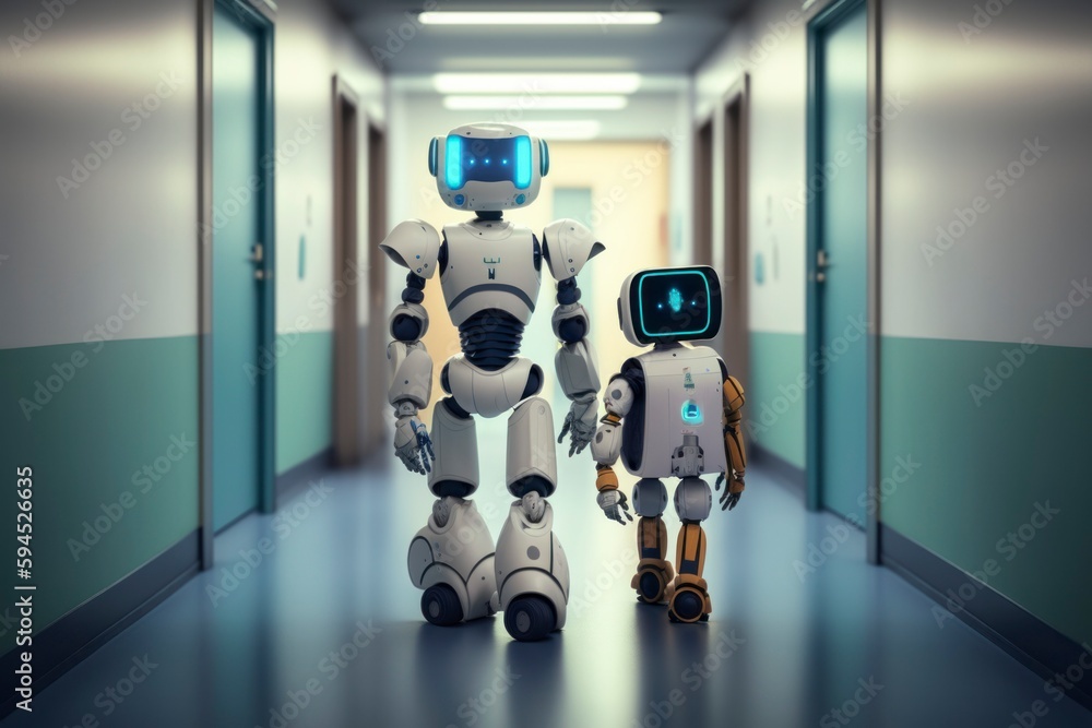 nurse assistant robot which simulates a world in the future where ...