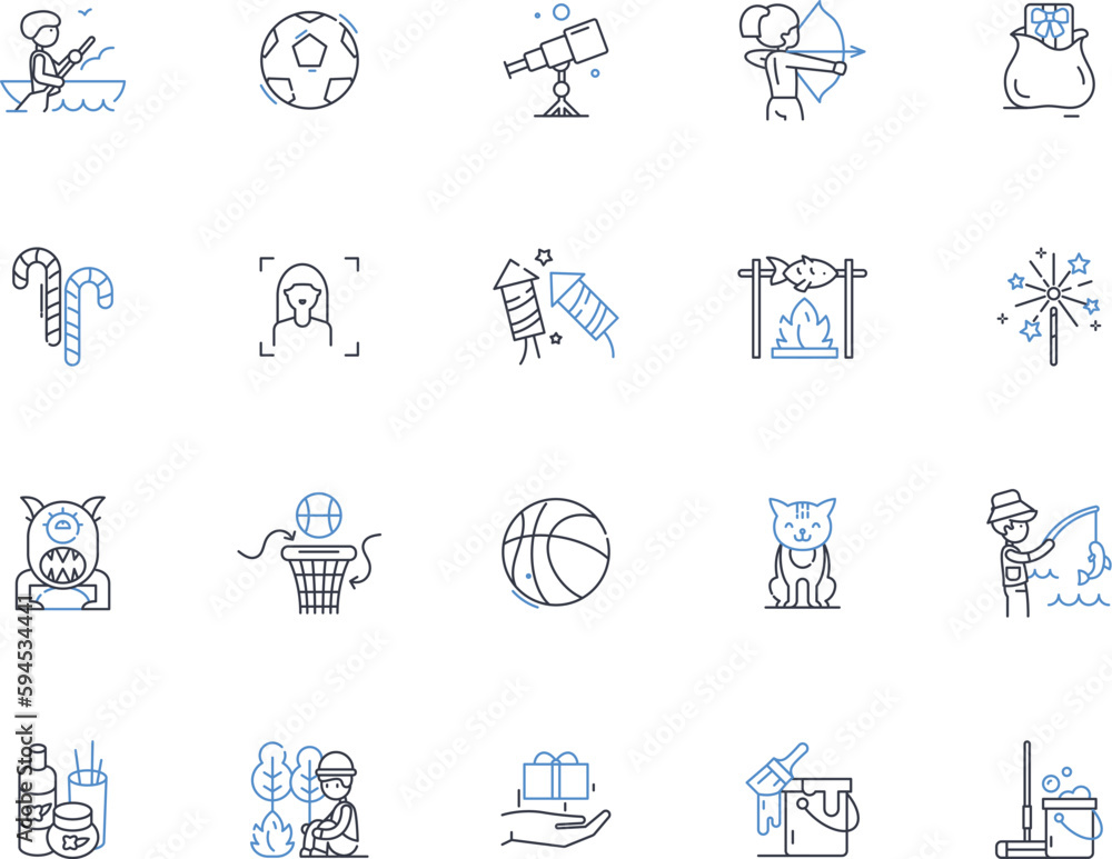 Stockvector Rapid motion line icons collection. Velocity, Acceleration ...