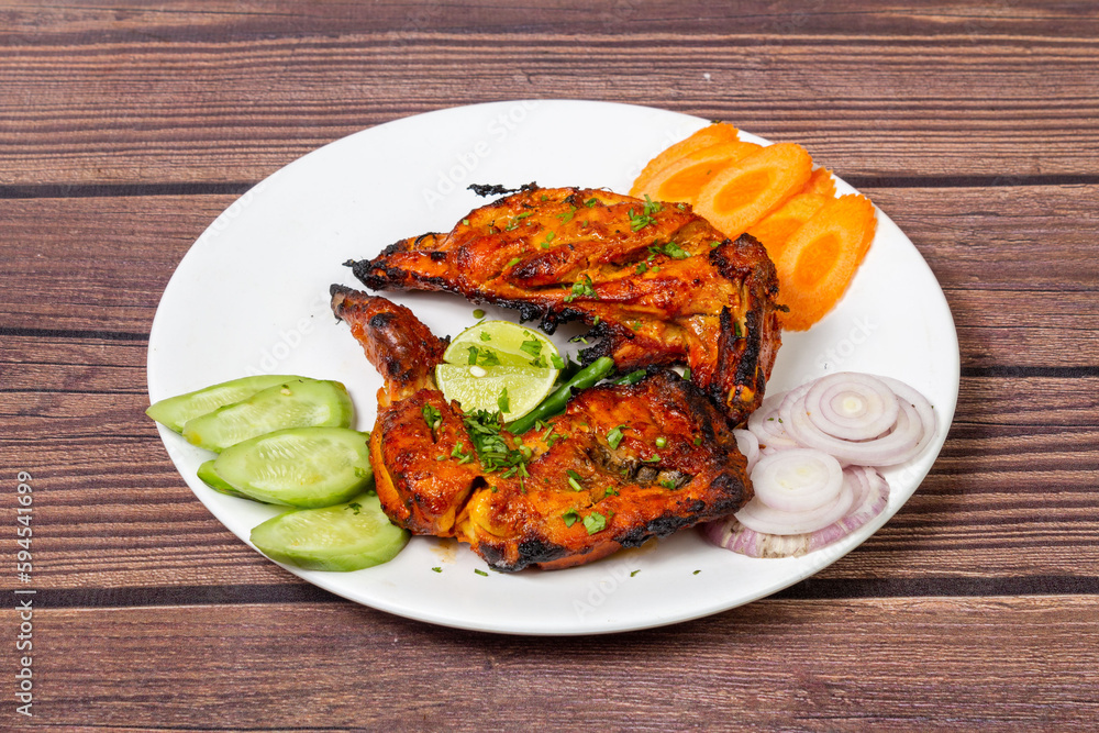 Chicken tandoor Stock Photo | Adobe Stock