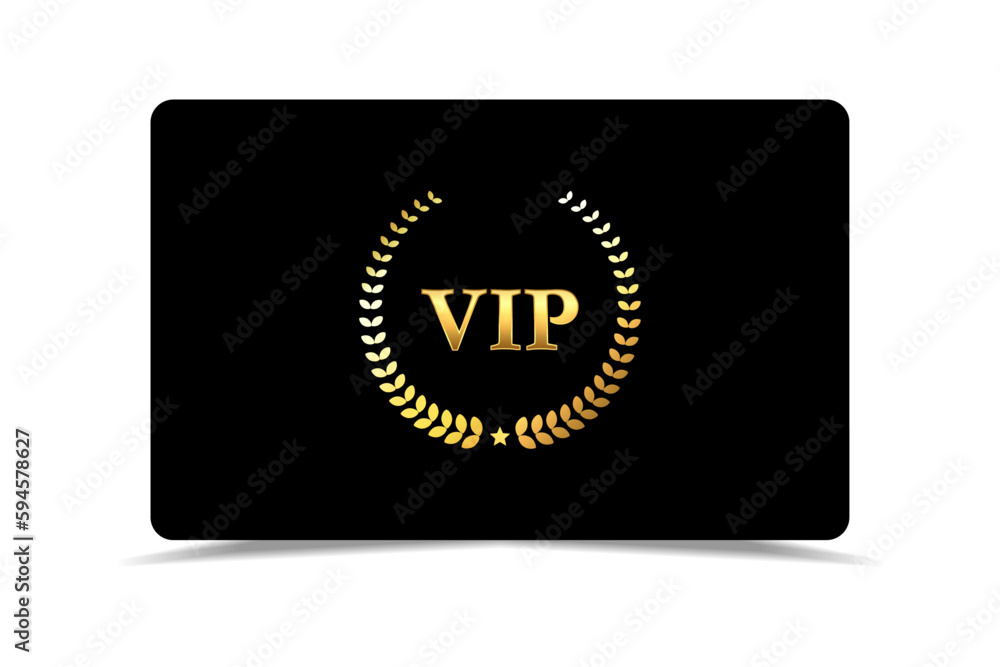 VIP. VIP card. Vip gold ticket. VIP Invitation. Premium card. Luxury ...