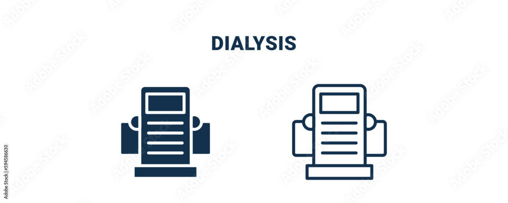 dialysis icon. Outline and filled dialysis icon from technology ... dialysis icon. Outline and filled dialysis icon from technology ...
