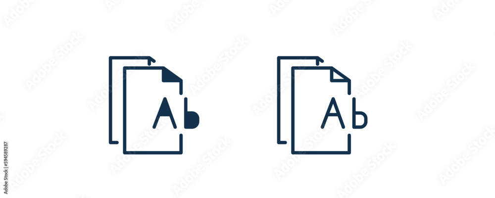 various files icon. Outline and filled various files, mail icon from ...