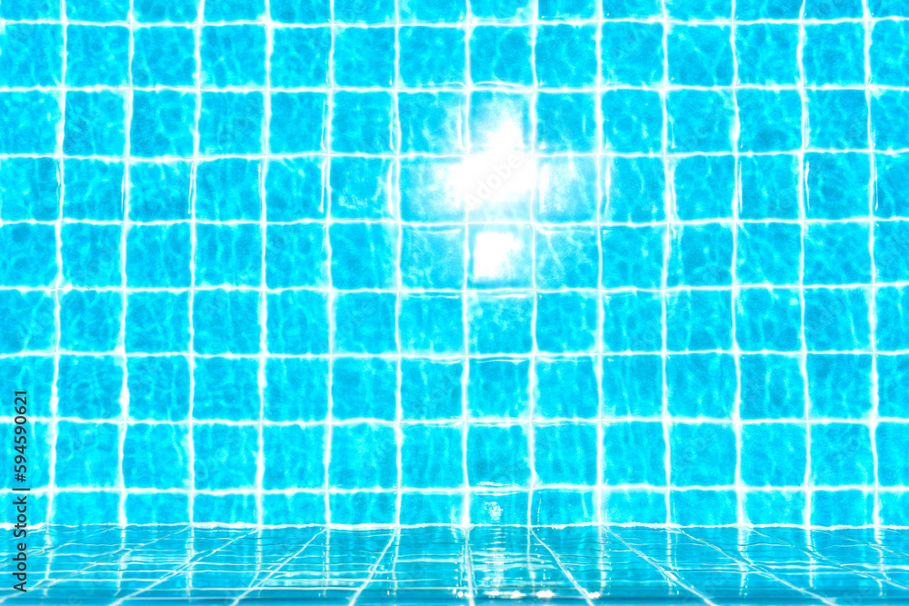 Pool erode bottom, ripples and flow with waves background, summer ...