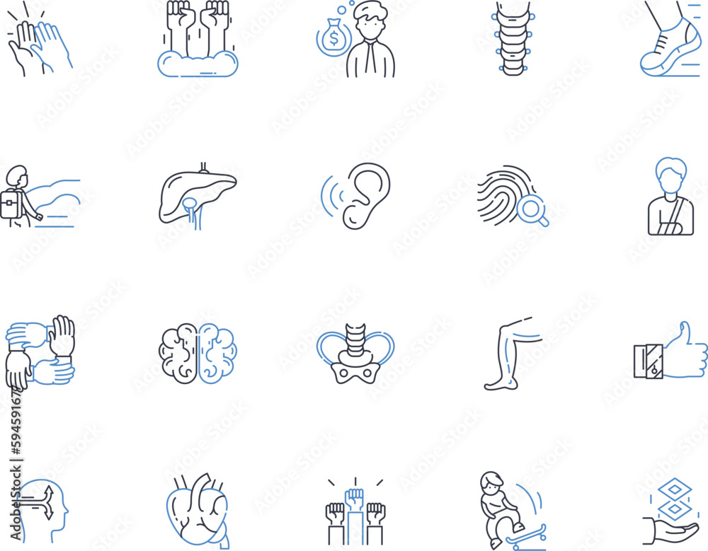 Cultural diversity line icons collection. Multicultural, Pluralism ... Cultural diversity line icons collection. Multicultural, Pluralism ...
