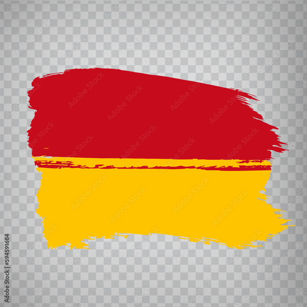 Flag Azuay Province brush strokes. Flag of Azuay Province on ...