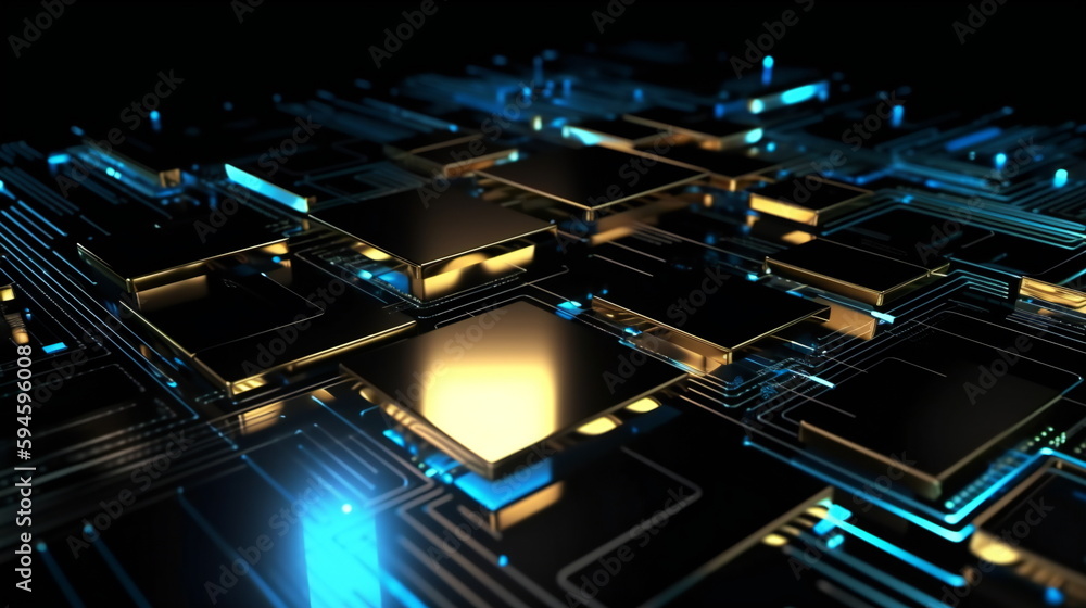 PCB, , aesthetic representation of technological details, created with ...