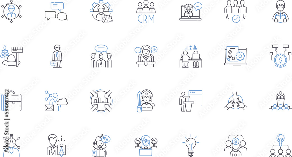 Talent nurturing line icons collection. Development, Cultivation ... Talent nurturing line icons collection. Development, Cultivation ...