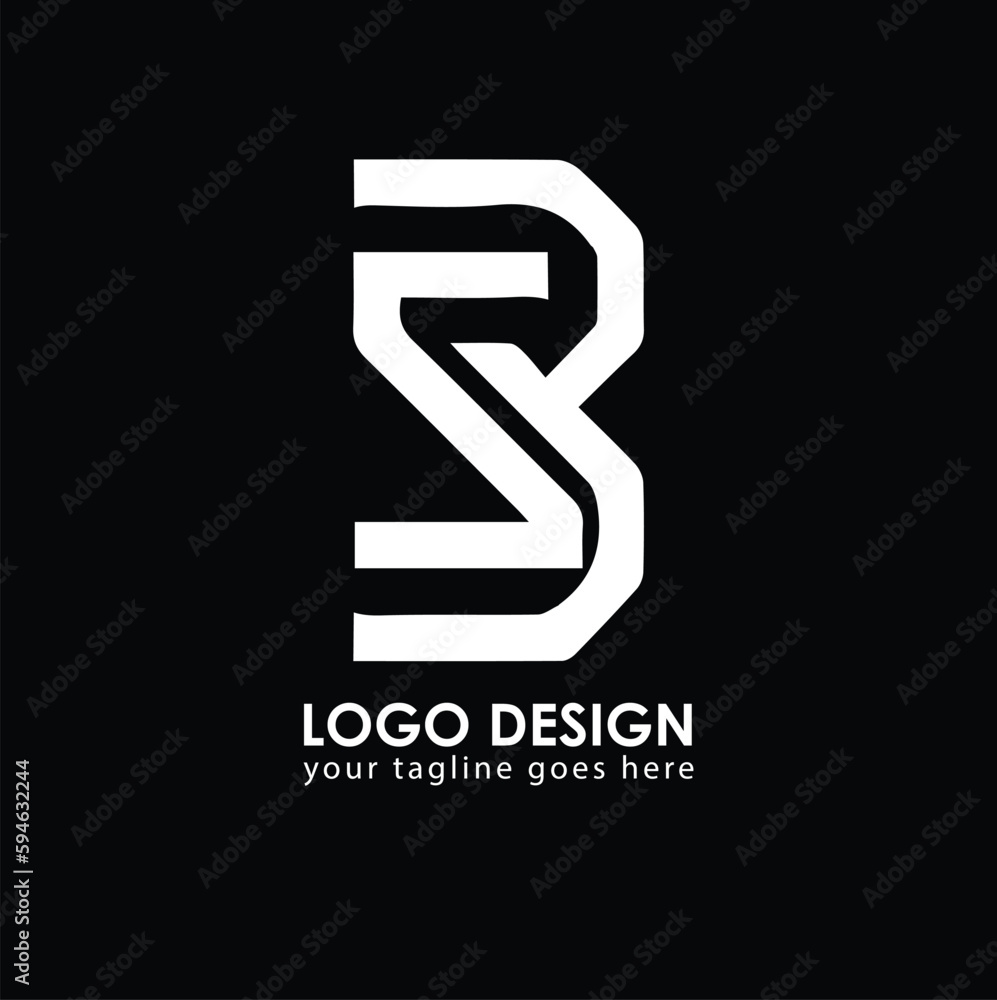SB SB Logo Design, Creative Minimal Letter SB SB Monogram Stock Vector ...