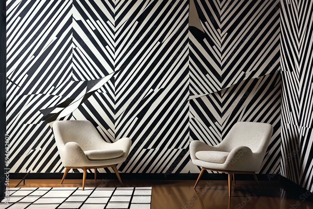 diagonal lines create a dynamic and visually interesting design in this ...