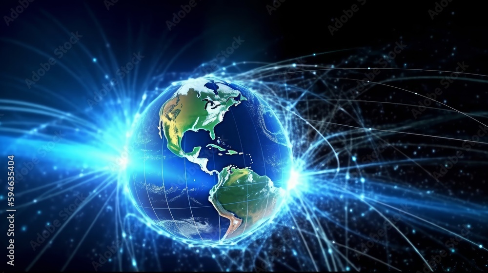 Internet concept of global business, ideas of conducting business ...