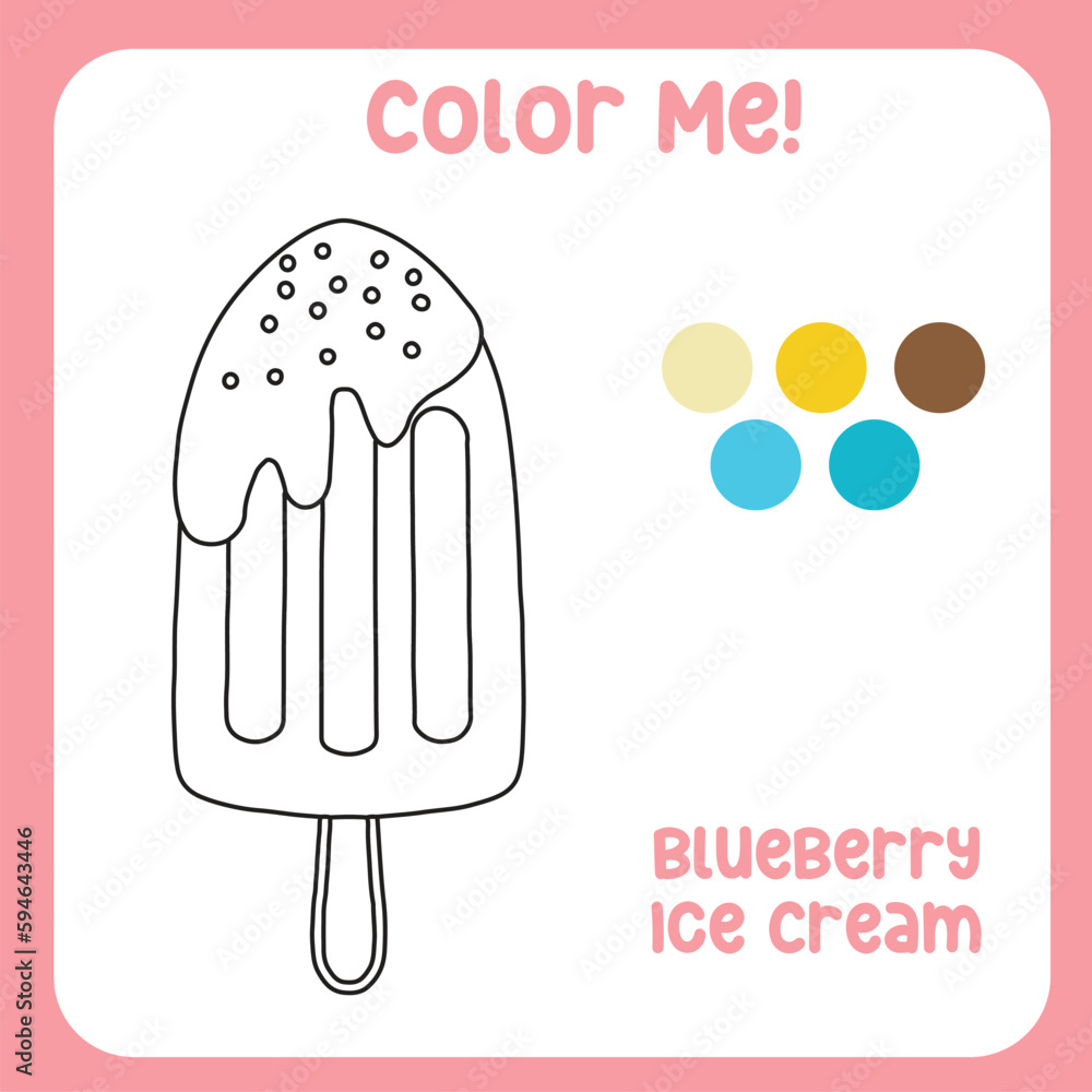 Coloring activity for children. Educational coloring worksheet ...